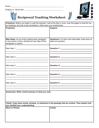 Students as leaders in building their skills in the interpretive mode ...