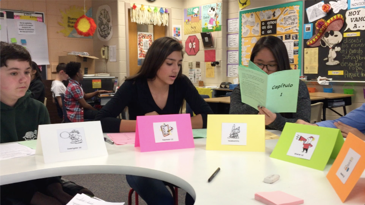 Students as leaders in building their skills in the interpretive mode ...